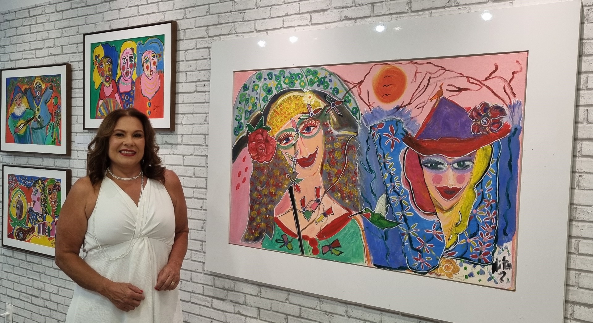 Jurerê OPEN recebe exposição de Nita Faces Brasil - Jornal Trindade